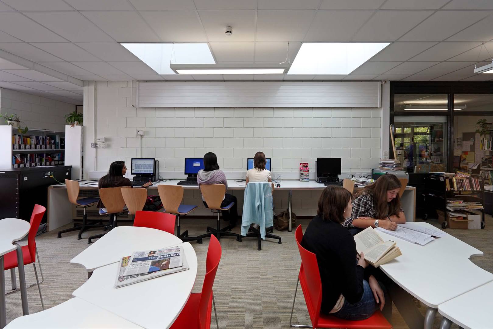 Mark Rutherford School Library Tye Architects Mark Rutherford School Library Tye Architects